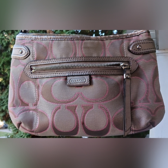 Coach | Bags | Coach Handbag With Glitter Outlined Cs | Poshmark